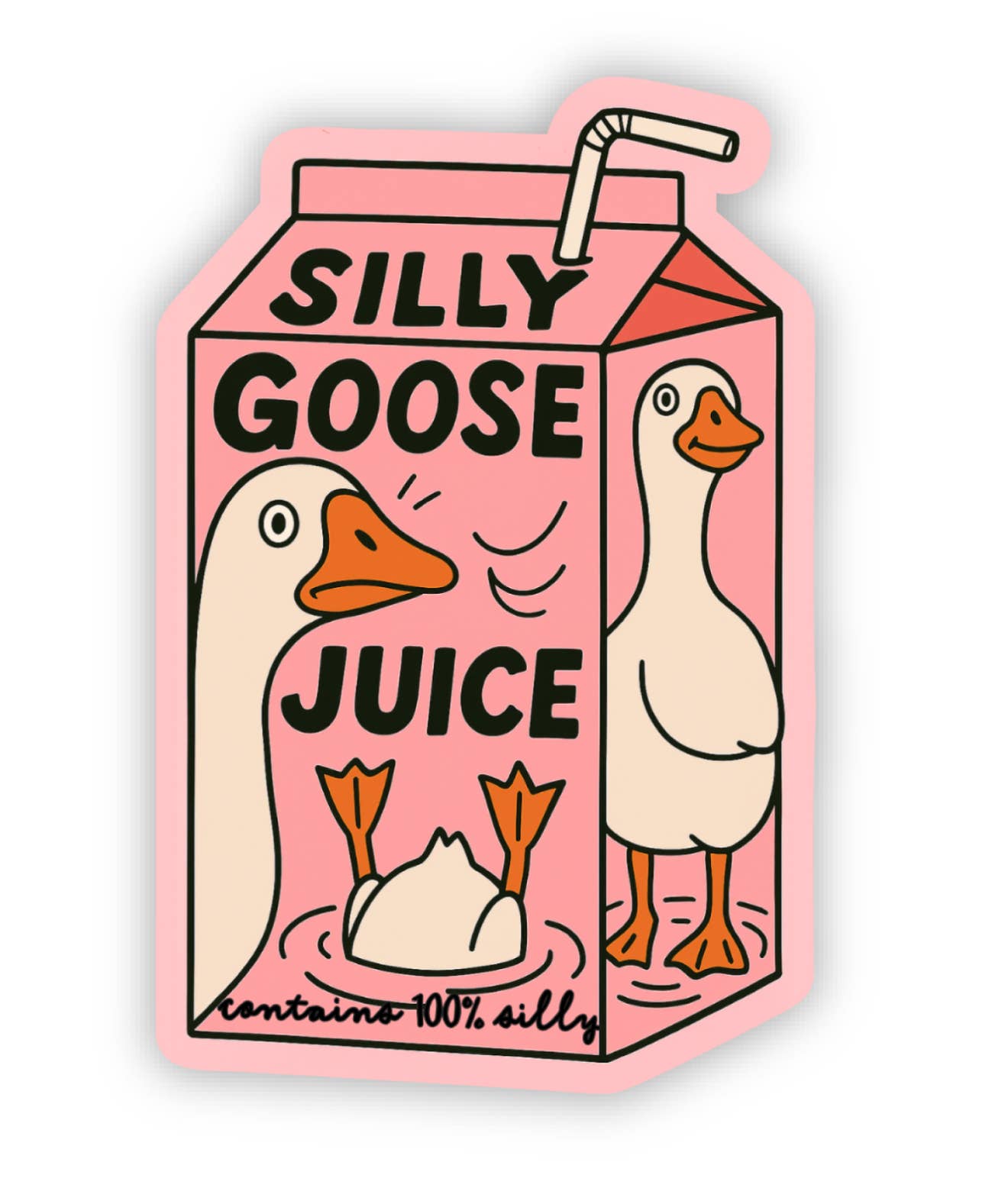 inviting affairs paperie - Silly Goose Juice Sticker – Funny Goose Car ...